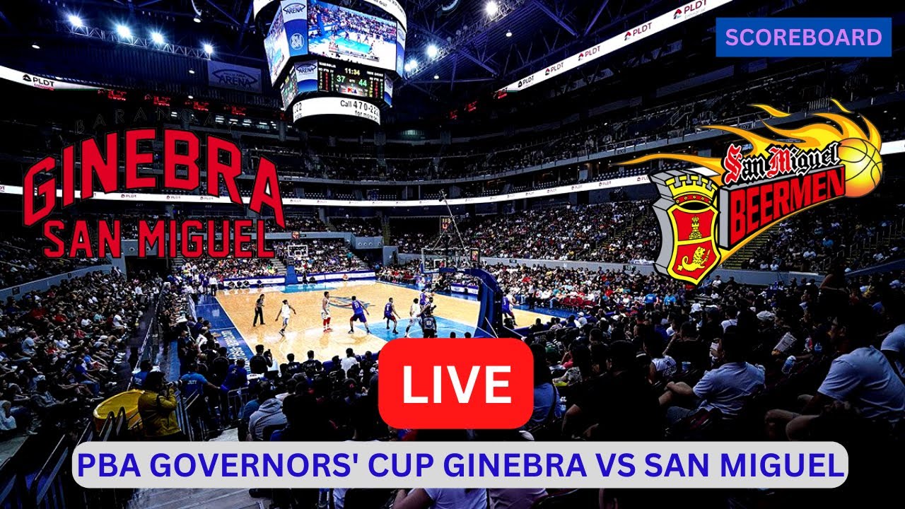 Ginebra Vs San Miguel LIVE Score UPDATE Today PBA Governors' Cup ...