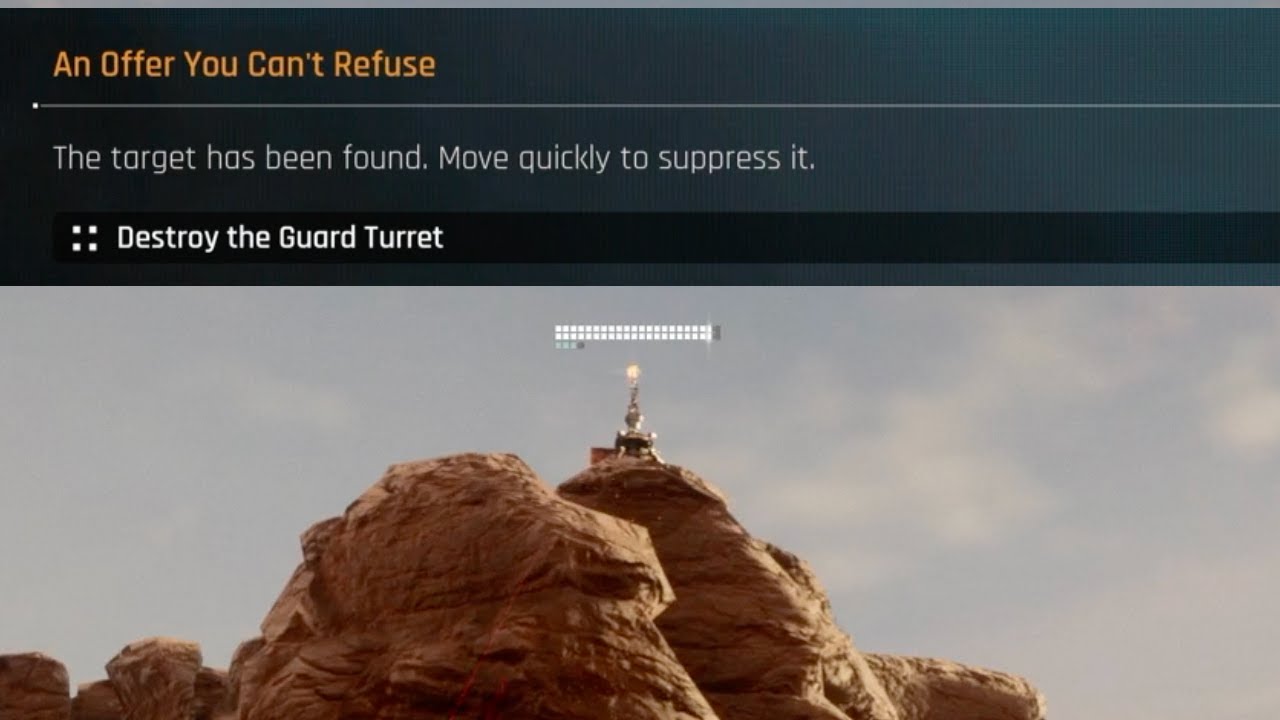 Stellar blade - Destroy the Guard turret (an offer you can't refuse ...