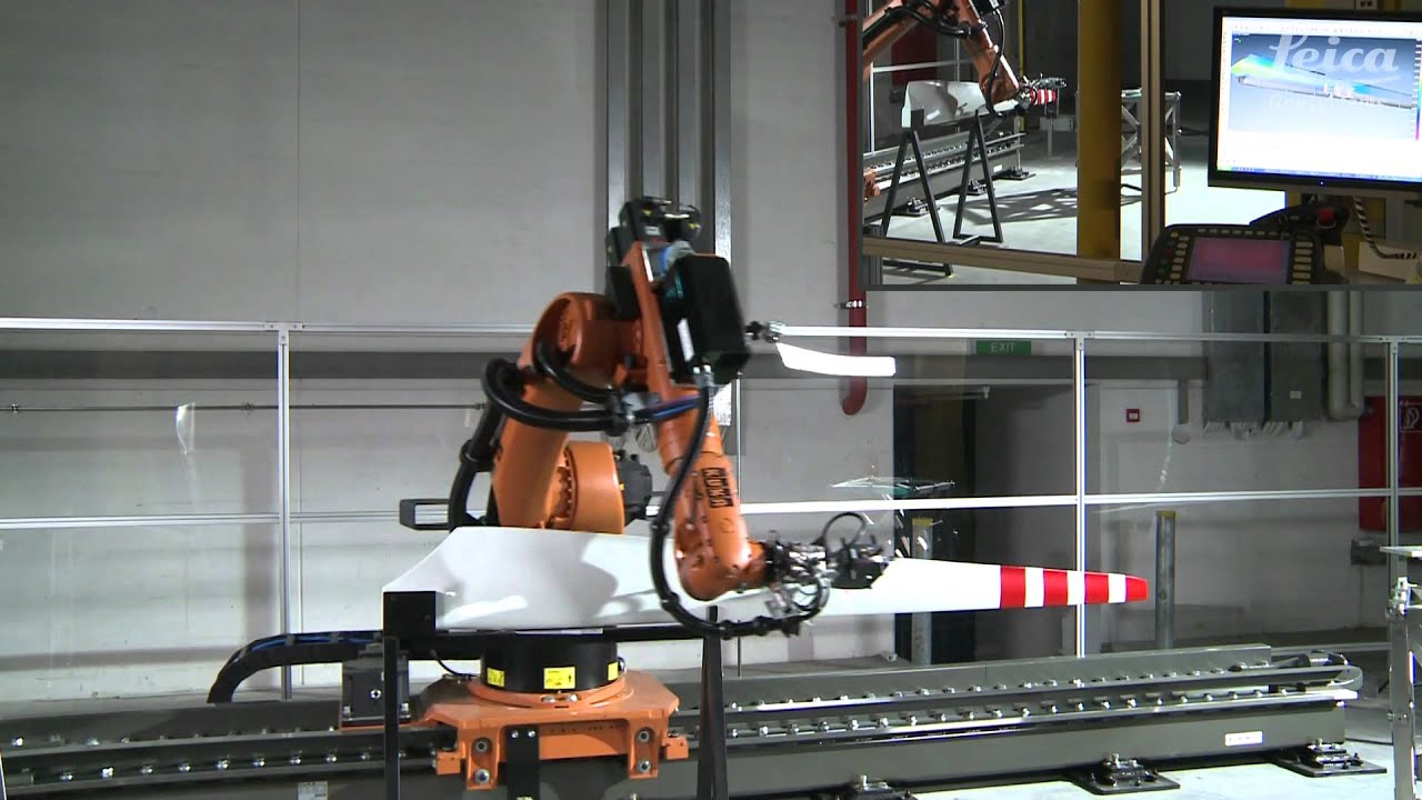 Leica T-Scan For Wind Turbine Blade Inspection - YouTube