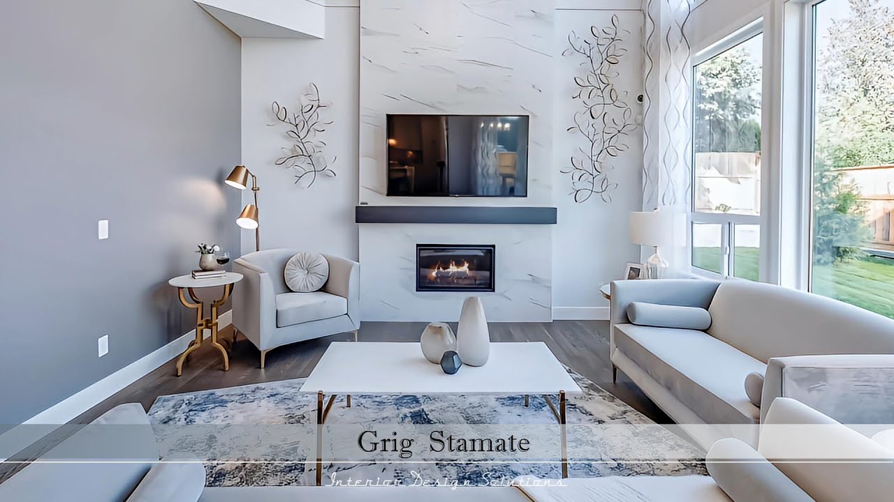 Interior Design - Tour of Modern Home Interiors - YouTube