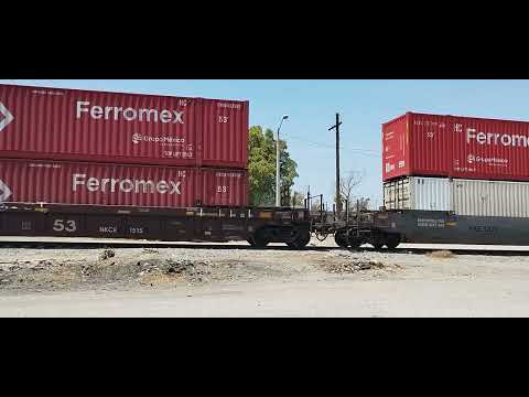 Intermodal... FXE 4668, FXE 4021... Pascualitos... 14 julio 2023... - YouTube