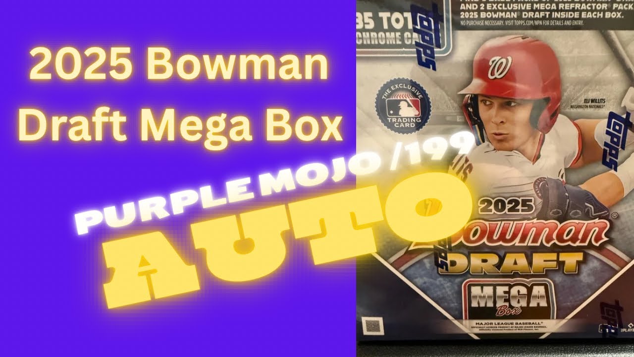 🔥🔥AUTO /199! 2025 Bowman Draft Mega Box! - YouTube
