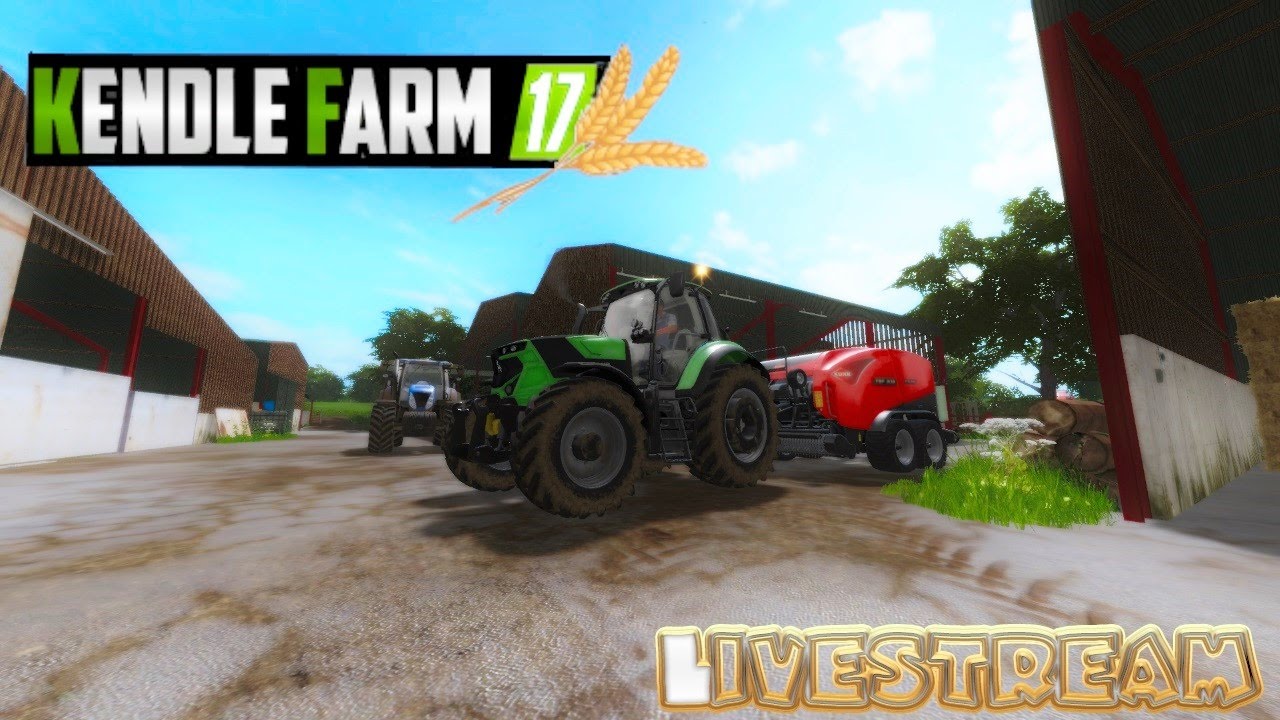 (FS17) Livestream on kendle farm v3 ( livestream) - YouTube