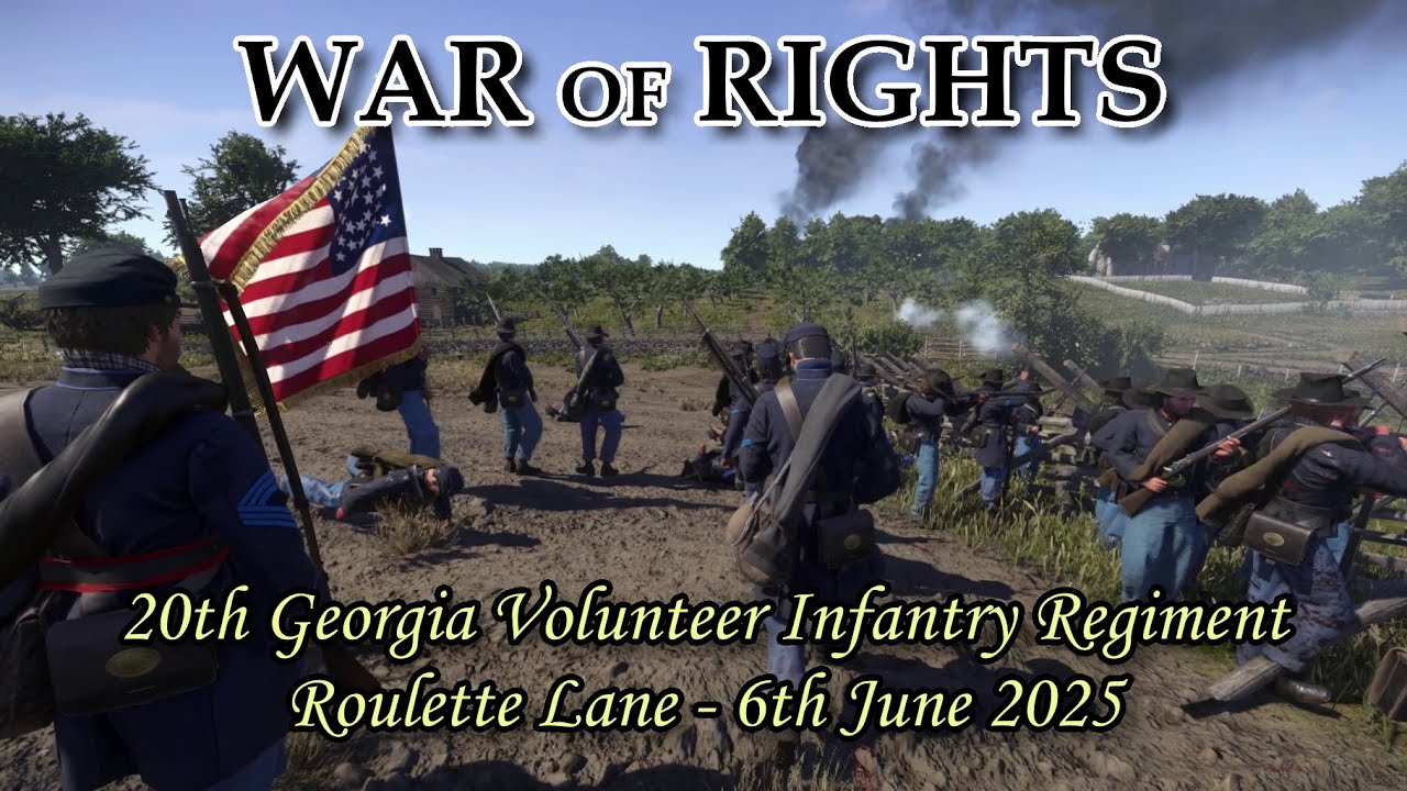 WAR OF RIGHTS - AMERICAN CIVIL WAR - 20TH GEORGIA VOLUNTEER INFANTRY ...