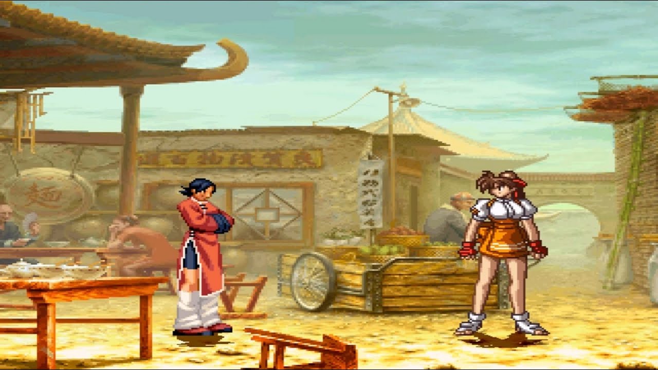 M.U.G.E.N: Lynn Baker vs. Yuka Takeuchi - YouTube