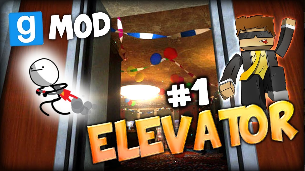 STRANGE STUFF HAPPENING - GMOD Elevator #1 w/ Edge, Lizzie and Yammy - YouTube