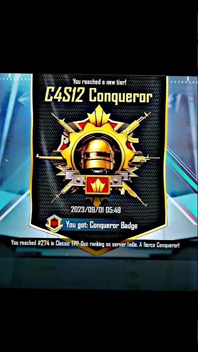 Conqueror Bgmi Status 🔥⚡|| Bgmi C4S12 Conqueror rank push #shorts #bgmi #pubg #conqueror #c4s12 ...