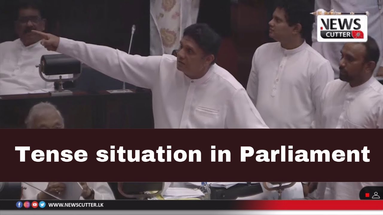 Tense situation in Parliament - YouTube