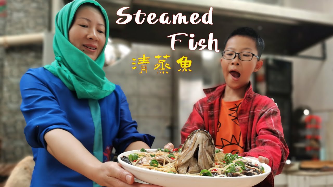 Muslim Chinese Food | BEST Chinese halal food recipes:steamed fish【FISH ...
