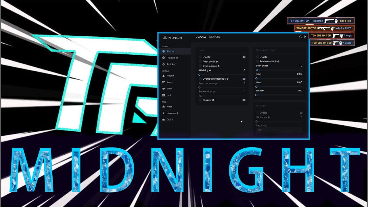 MIDNIGHT, JAK WBIŁEM GLOBALA CS2 THE BEST CHEATS FOR CS2 # ...