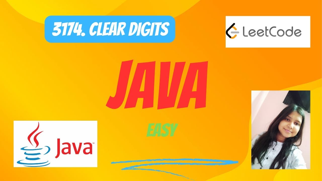 3174 Clear Digits Java Leetcode Easy Wayleetcode