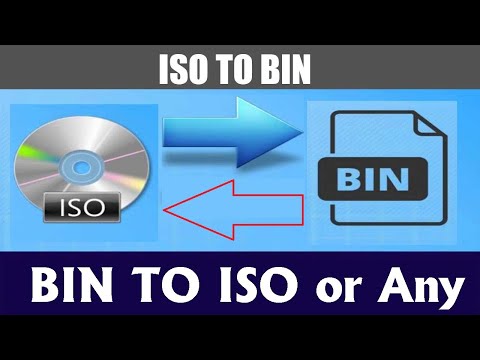 How to convert bin to iso or any other formats - YouTube