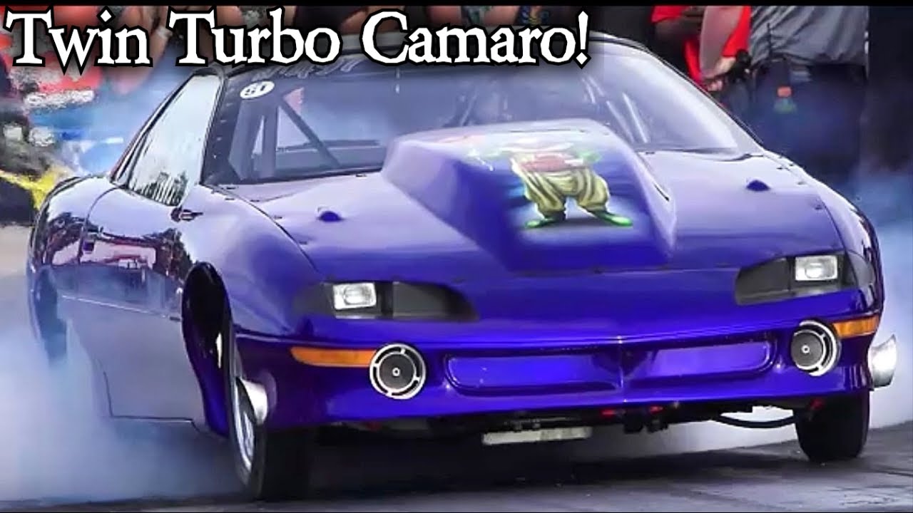 Twin Turbo Camaro Action! - YouTube