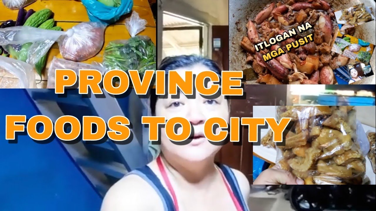 PROVINCE FOODS TO CITY |REPEATER | ITLOGAN ANG MGA PUSIT | ADOBO - YouTube