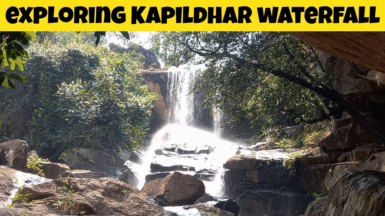 पहाड़ों के उपर एक सुन्दर झरना- कपिलधार । Exploring Kapildhar waterfall ...