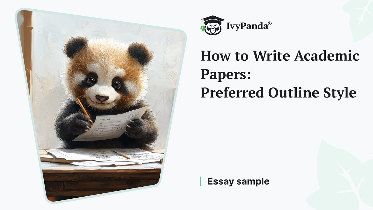 How to Write Academic Papers: Preferred Outline Style | Essay Example ...