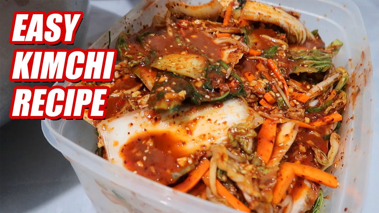 EASY KIMCHI RECIPE | TAGALOG - YouTube