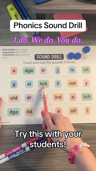 💁‍♀️ Phonics Sound Drill #scienceofreading #readingteacher #phonics # ...