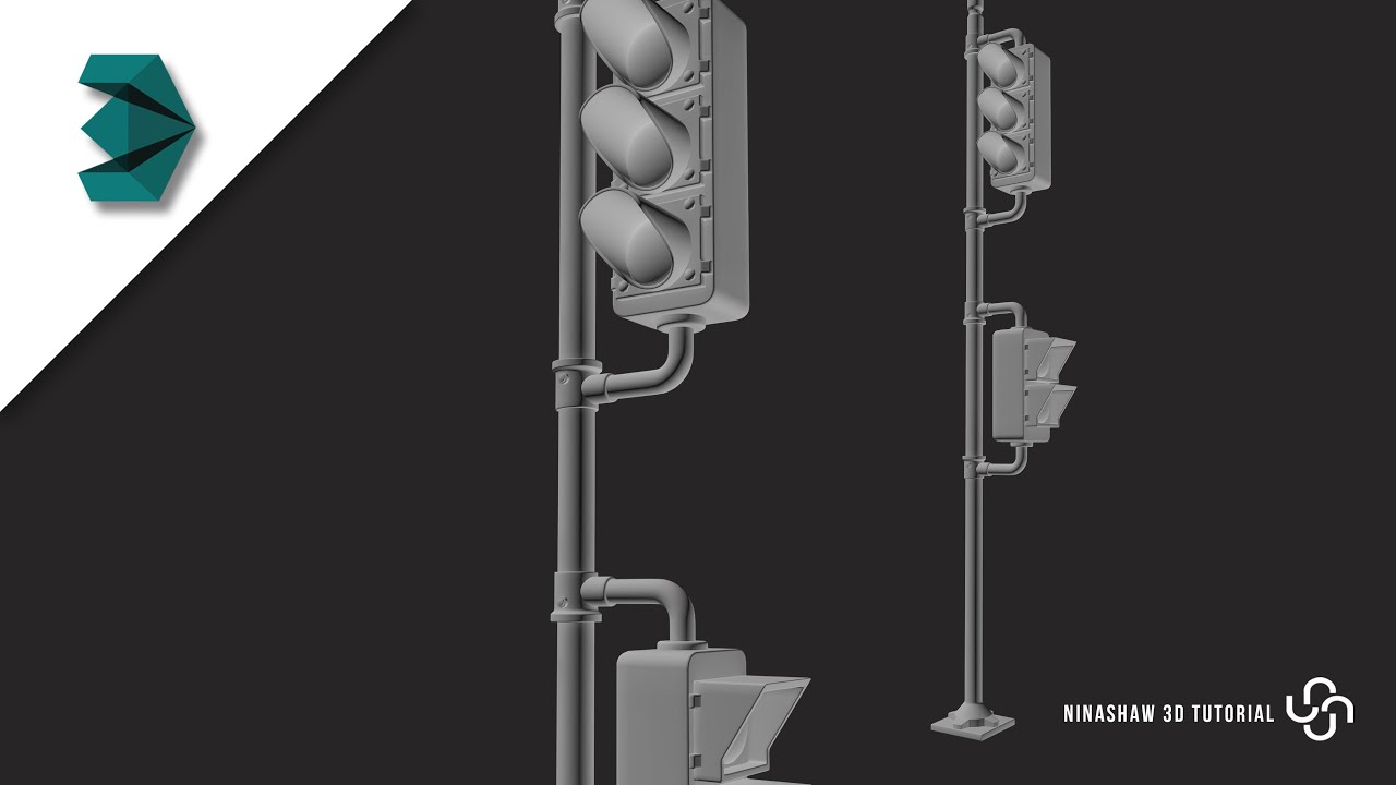Modeling Traffic Lights | 3ds Max Tutorial - YouTube