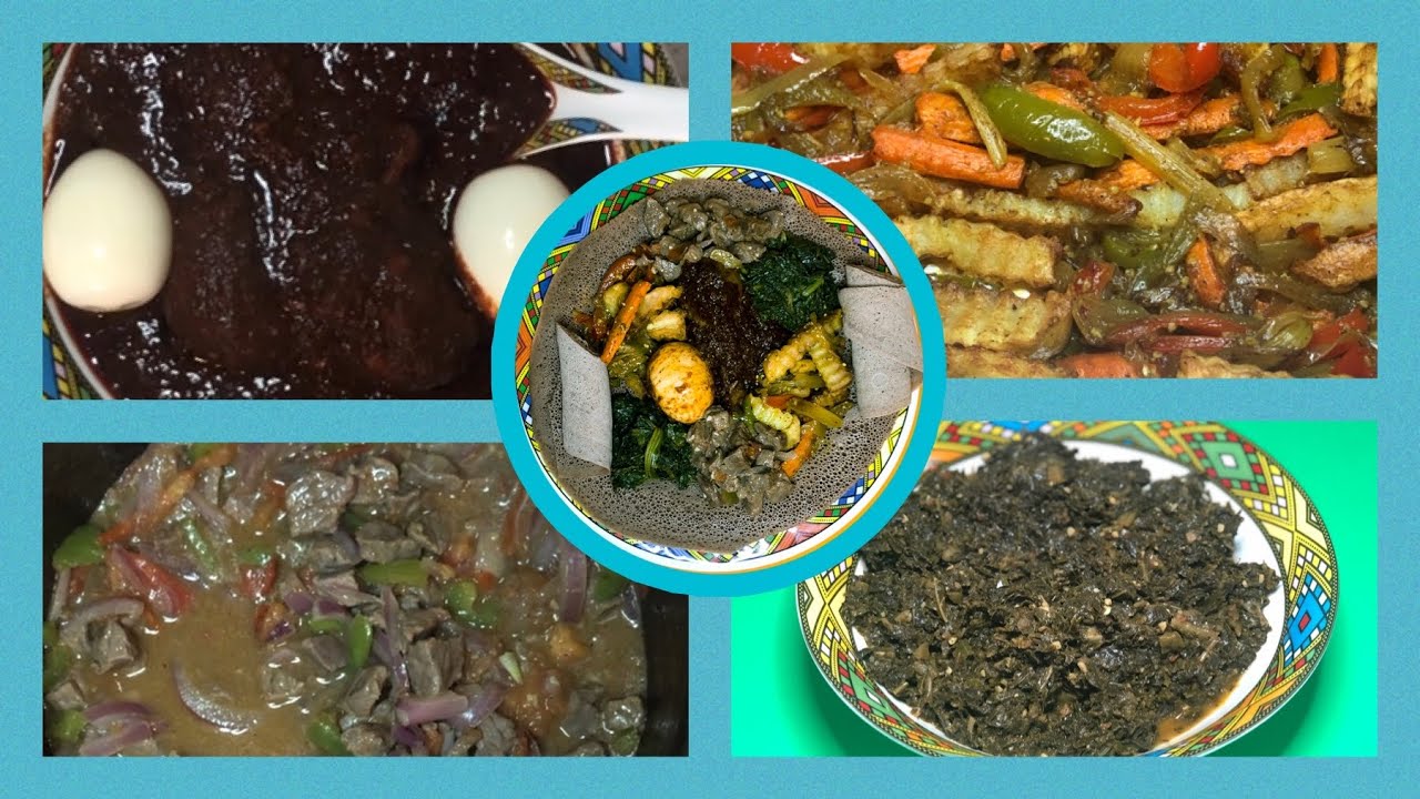 How to make 4 Traditional Eritrean Dishes - YouTube