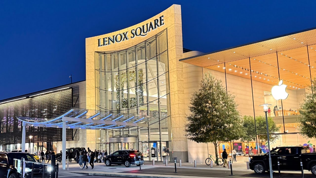 Christmas Shopping at Lenox Square Mall Part 2 - YouTube