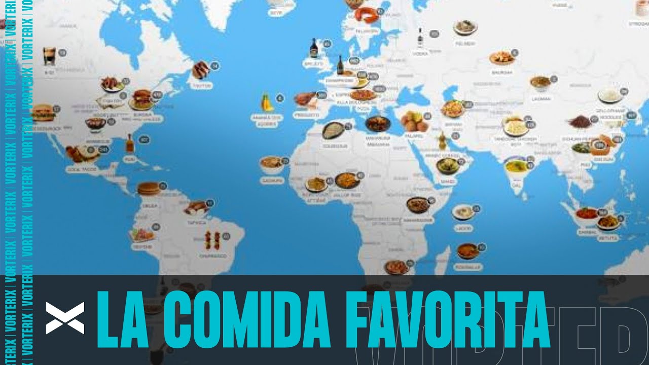 ¿Cuál es la COMIDA favorita en cada país? - YouTube