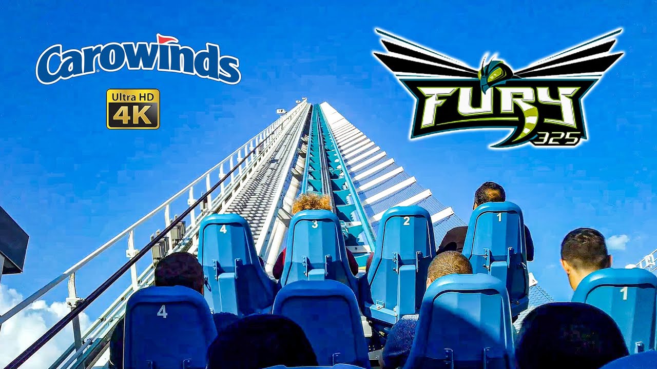 2021 Fury 325 Roller Coaster On Ride 4K POV Carowinds - YouTube