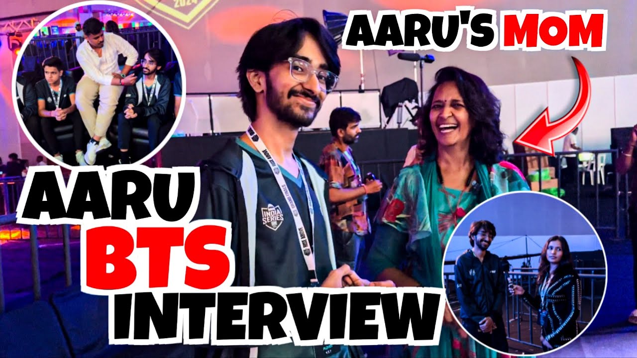 Aaru BTS INTERVIEW ! Esports Player Mom Think ! Aaru Explain About Team ...