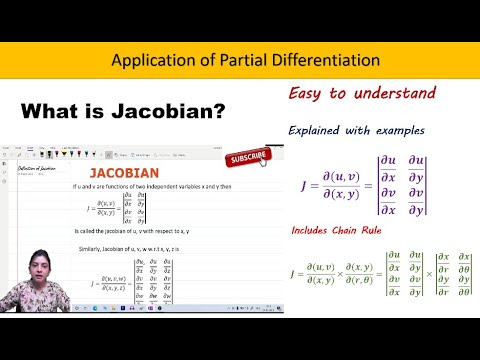 Lecture 1: Application of Partial Differentiation#Jacobian#Chain Rule ...