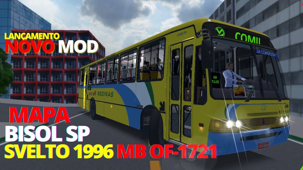 COMIL SVELTO 1996 MB OF-1721 + MAPA SÃO BISOL SP FICTICIO - YouTube
