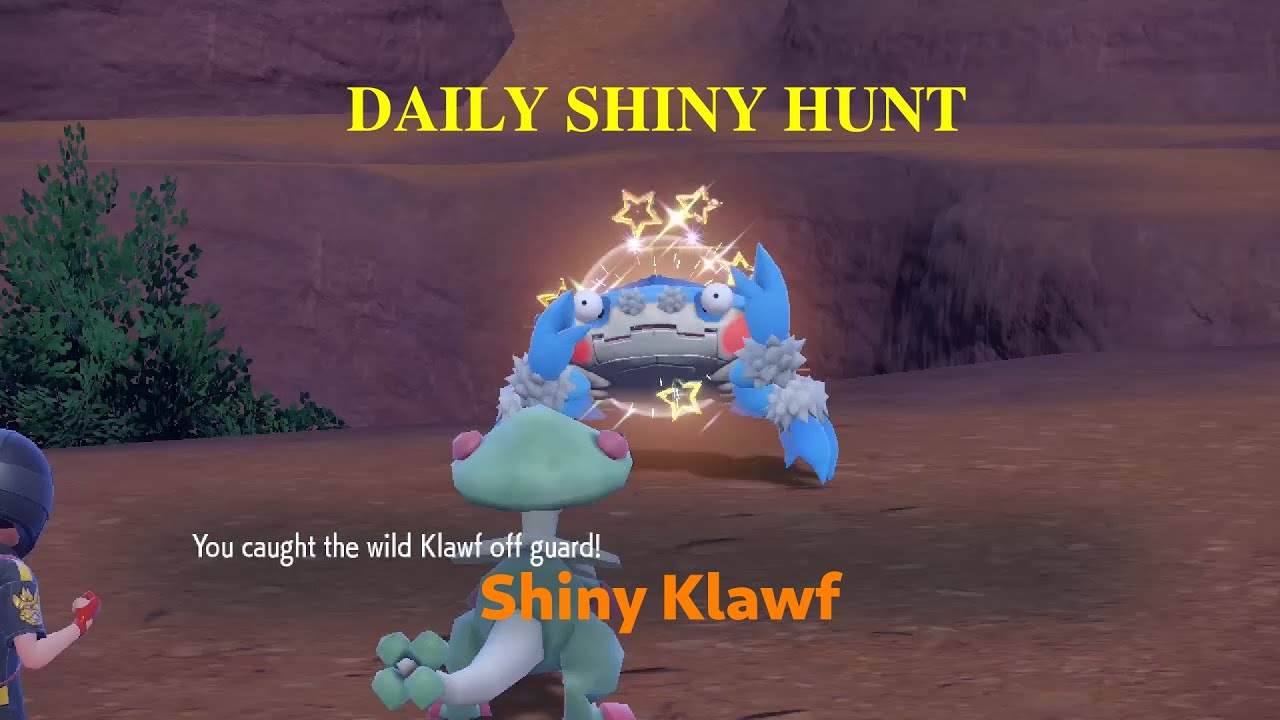 How to catch Shiny Klawf - Daily Shiny Hunt - YouTube