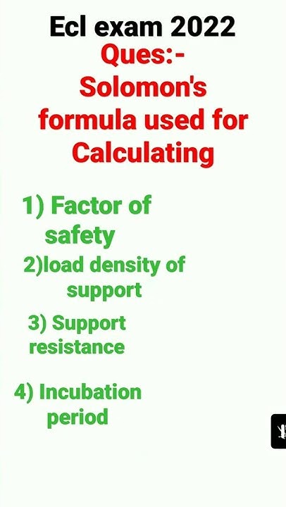 Mining questions # Ecl exam - YouTube