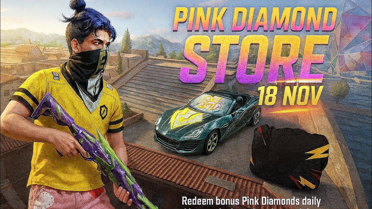 Free Fire Pink Diamond Store Today | All Rewards + Claim Trick | OP ...