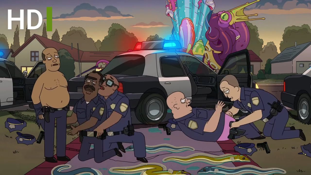 Mr. Nimbus controls the police "Rick and Morty Season 5 " (greenportal ...