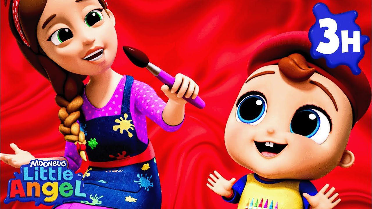 Color Mixing Magic | Kids Cartoons and Nursery Rhymes - YouTube