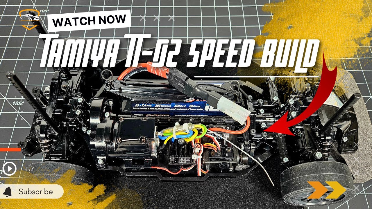 Building a Tamiya TT-02 RC Car Speed Build in 4K #tamiya #rccar #tt02 ...
