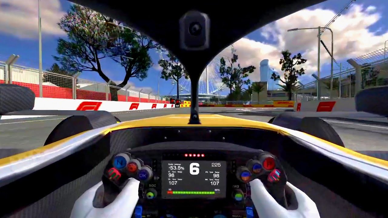 Marina Bay Street Circuit Time Trial (Cockpit View) | Real Racing 3 # ...