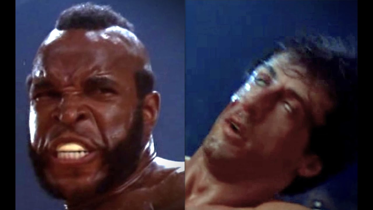 Rocky III End Fight Just Clubber Punches (Another One Sided Fight ...