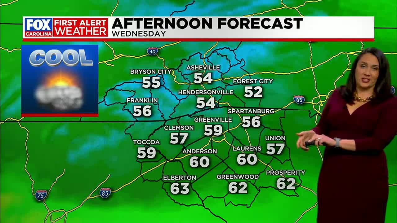 Temps stay above freezing Wednesday morning, warming into the 70s and ...