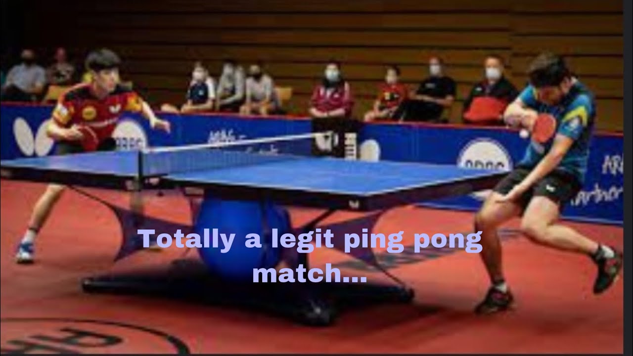 Intense ping pong match - YouTube