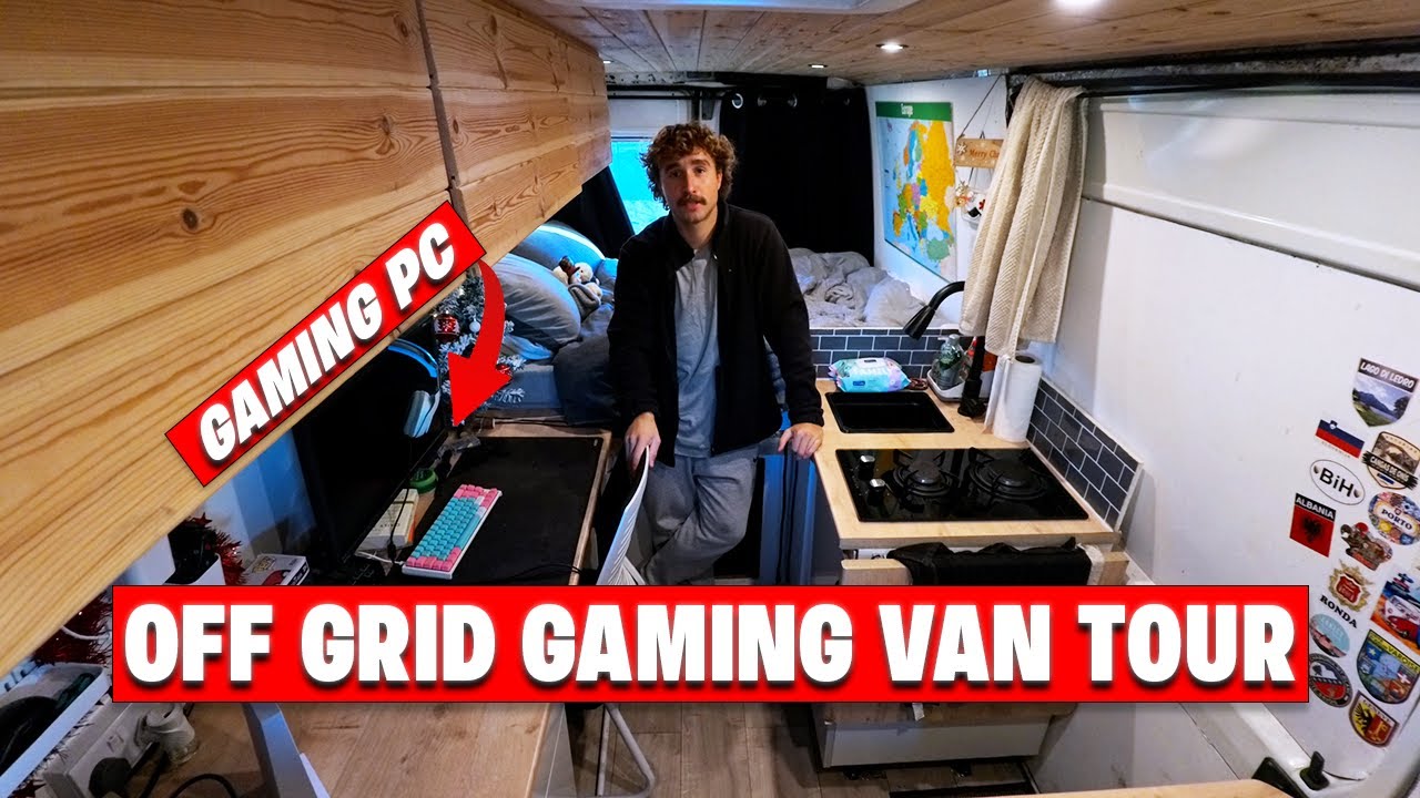 The Ultimate Budget VANLIFE GAMING Tour | Off Grid Gaming - YouTube