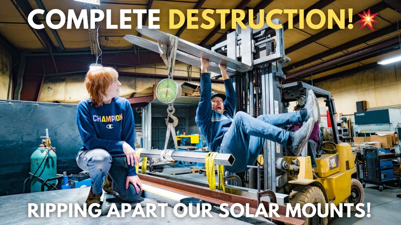 DESTROYING Our Solar Panel Mounts 💥 MYTHBUSTER STYLE! | Unimog Overland ...