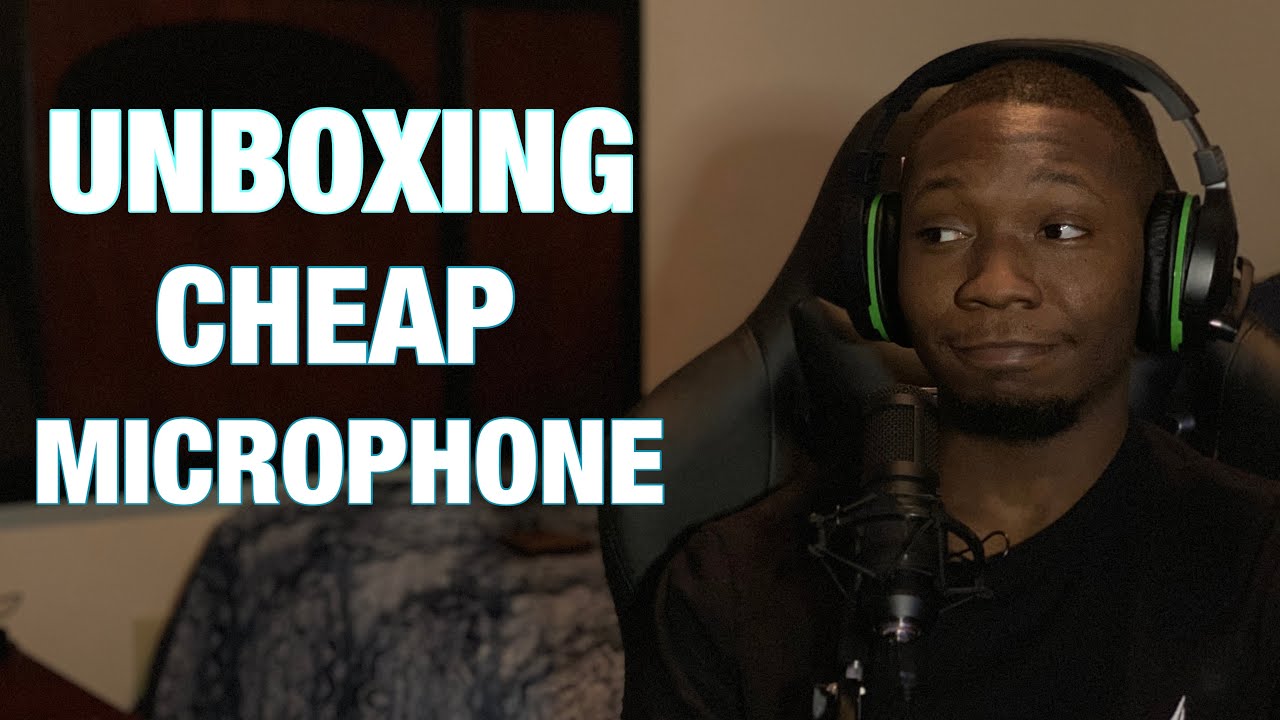 Cheap Microphone Unboxing for a Beginning Streamer Aokeo Professional Condenser Microphone setup ...