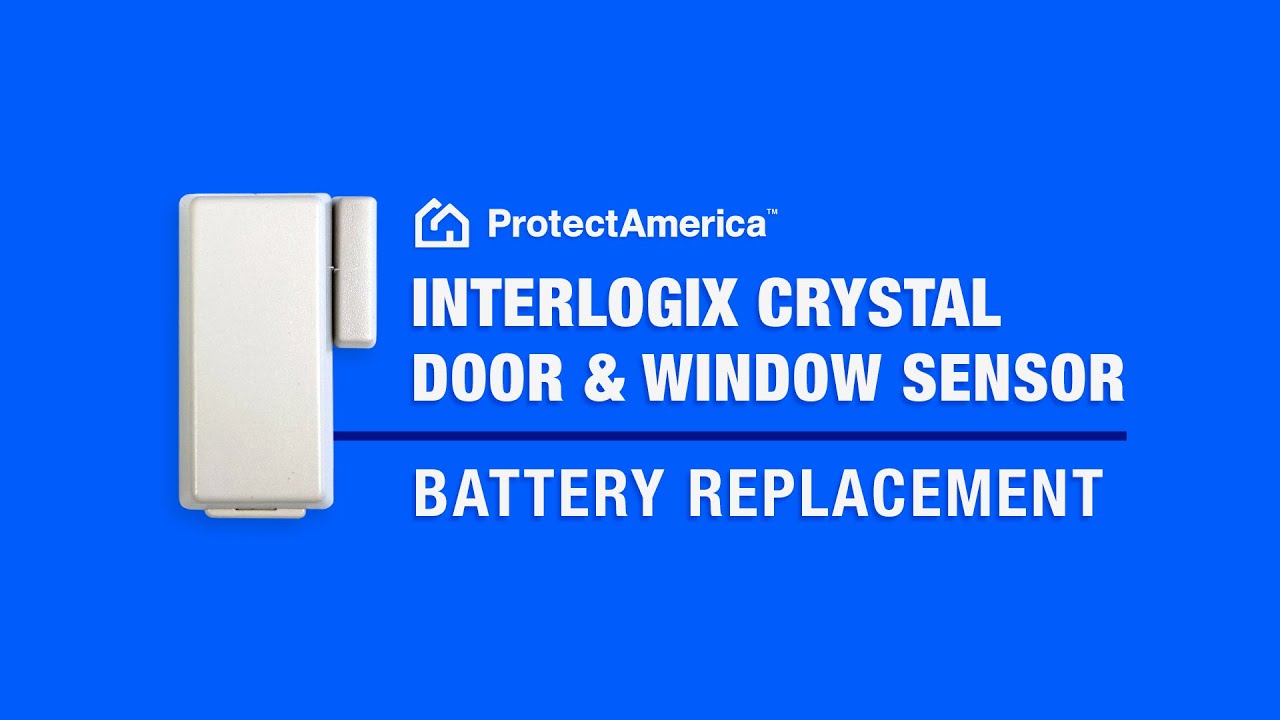 Battery Replacement: Interlogix Crystal Sensor - YouTube