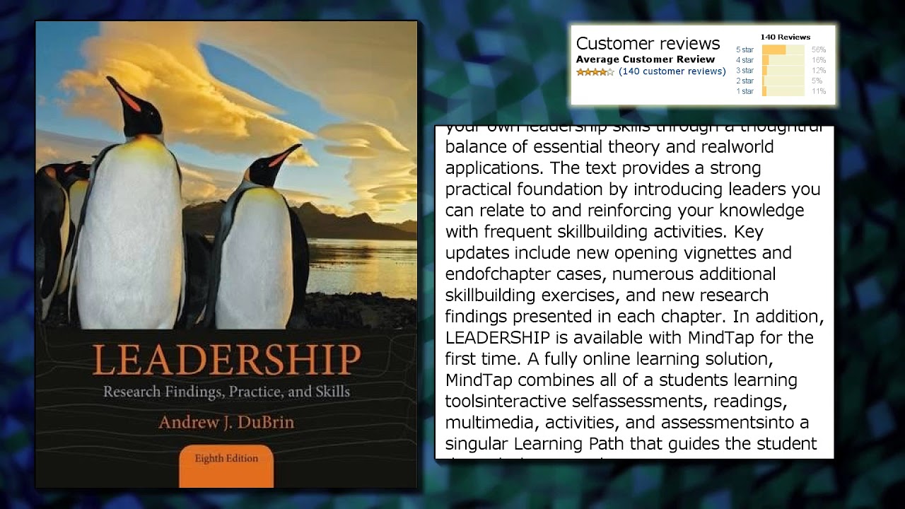 Leadership: Research Findings, Practice, and Skills - YouTube