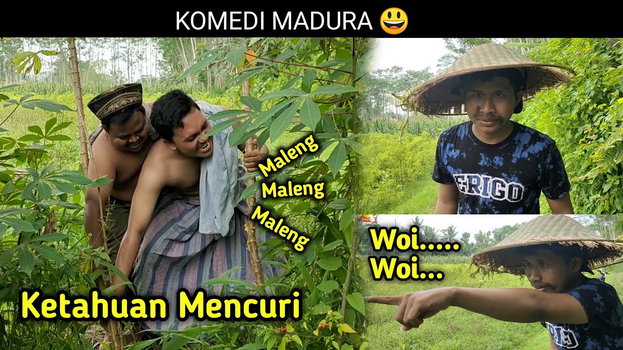 Ketahuan Mencuri Singkong - Komedi Madura - Cak Yuyung - YouTube