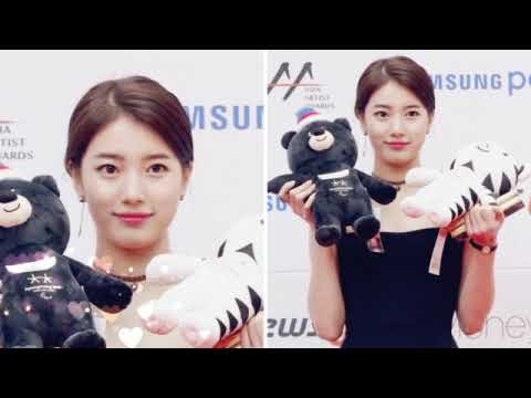 Seunggi and Suzy at 2017AAA Red Carpet #leeseunggi #이승기 #baesuzy