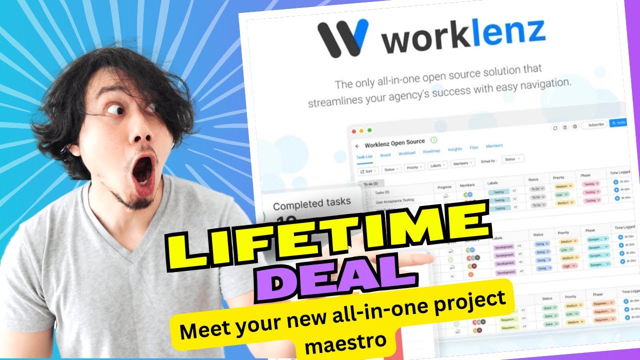 Worklenz I Unleash your potential with Open source project management - YouTube