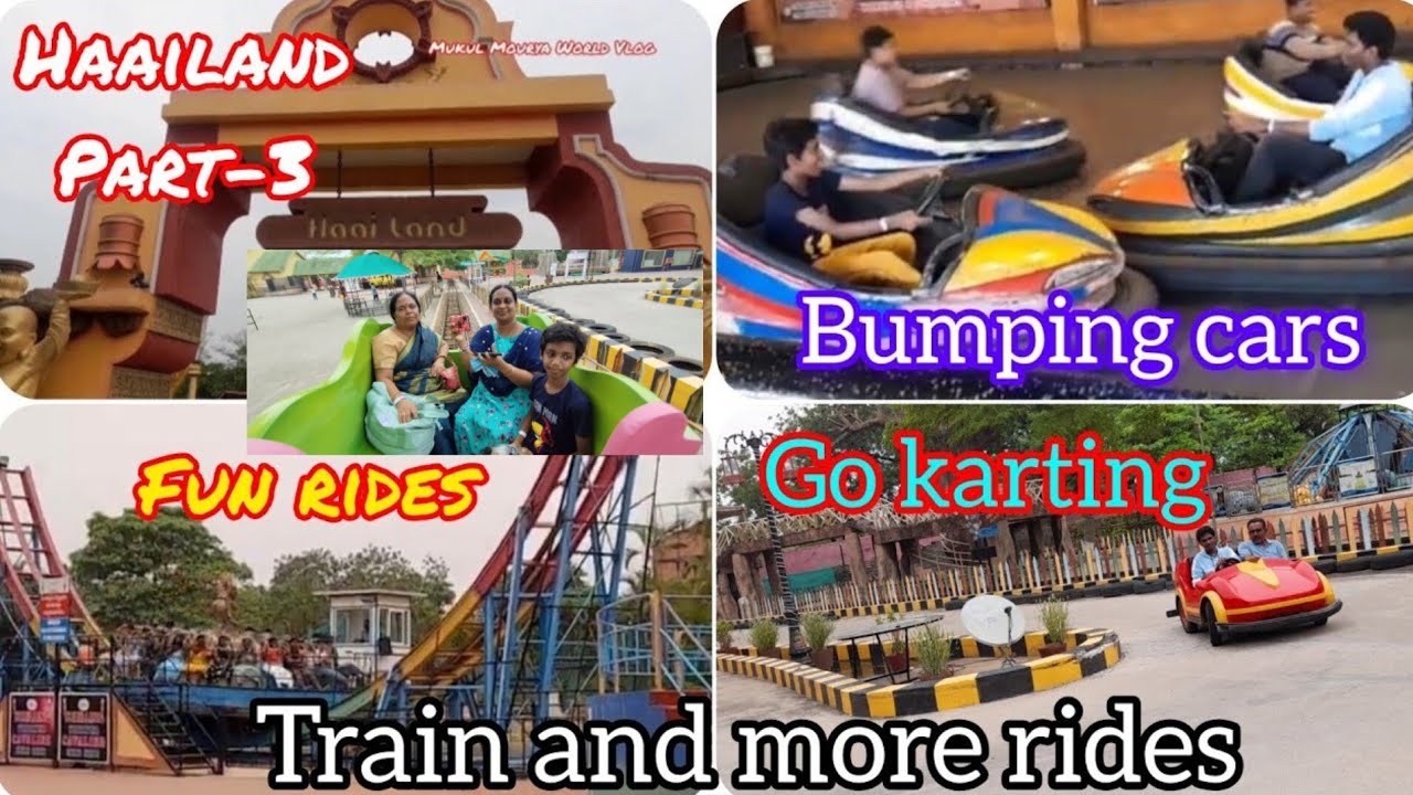 Haailand part-3పిల్లలకు full enjoyment ఇచ్చే rides,Go Karting, Bumping ...