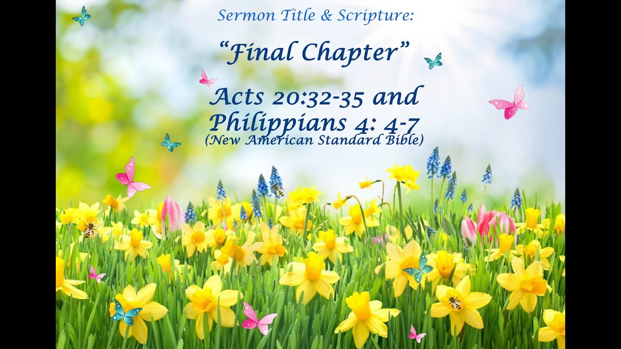 Final Chapter (Sermon date: April 24, 2022) - YouTube